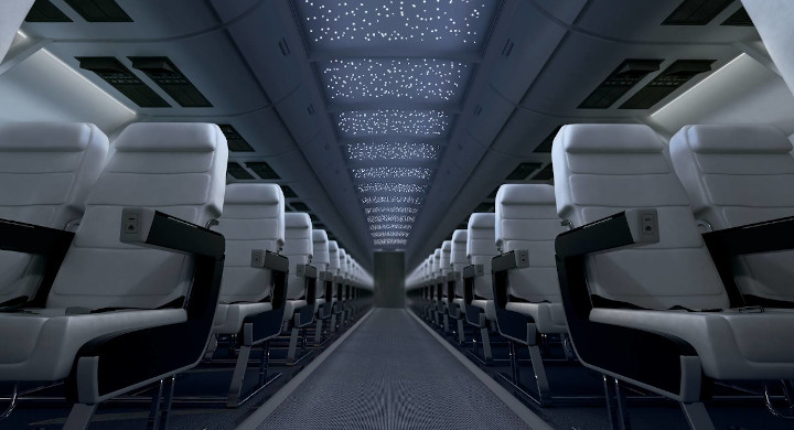 Star Ceiling LED aviation cabin lighting | SCHOTT